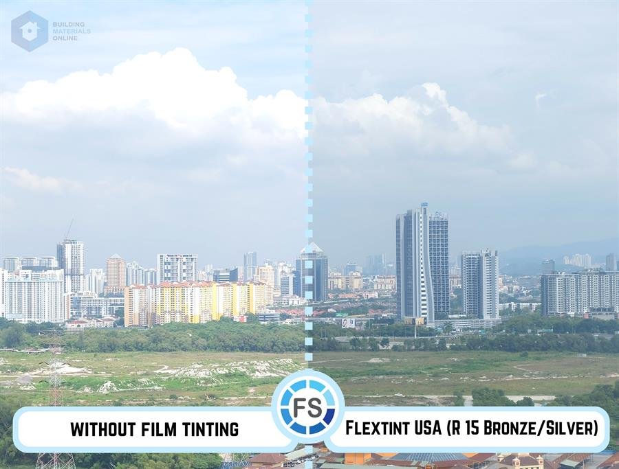 Flextint Reflective Film ( R 15 Bronze/Silver) | Building Materials Online