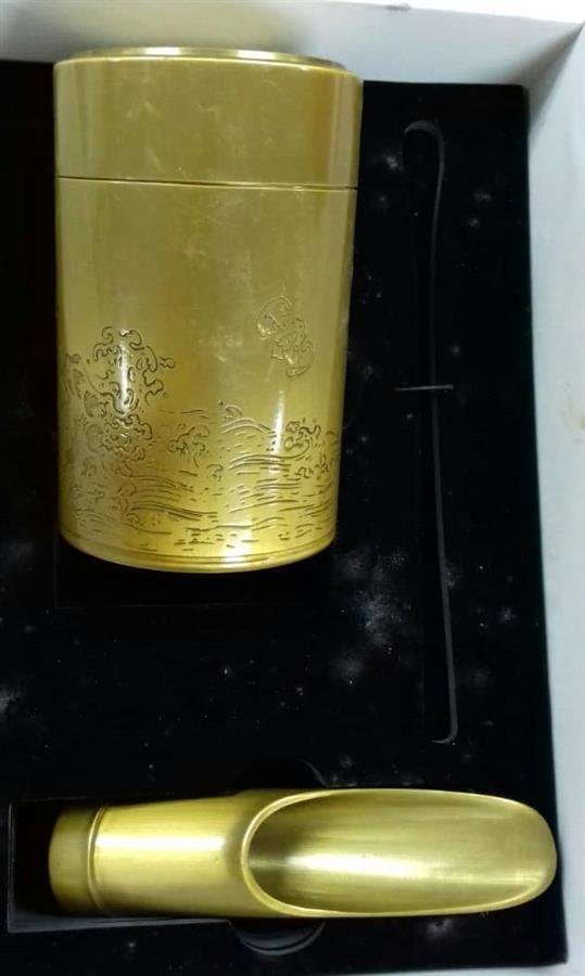 Small Copper Tea Canister Set | Building Materials Online