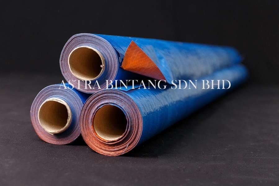 PE TARPAULIN - BLUE ORANGE | Building Materials Online