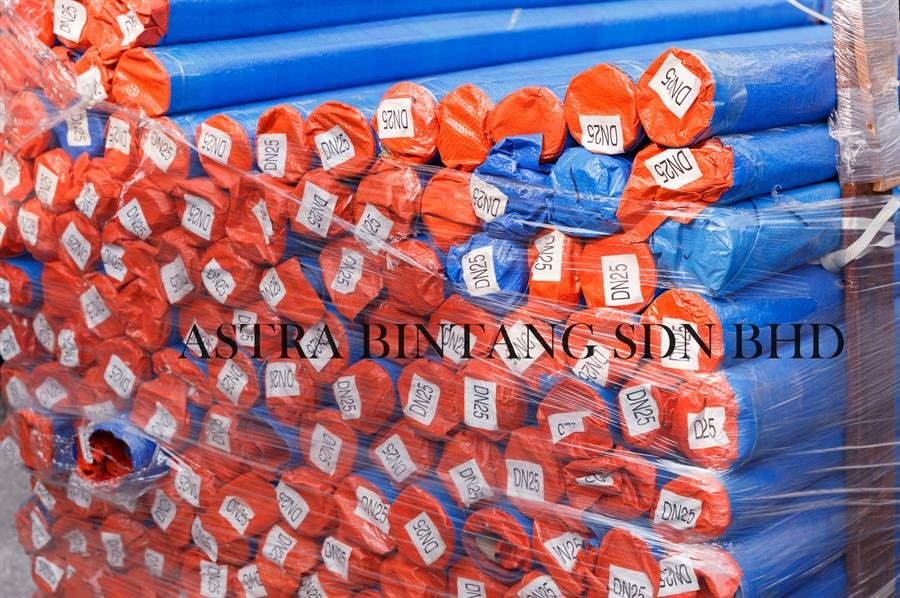 PE TARPAULIN - BLUE ORANGE | Building Materials Online