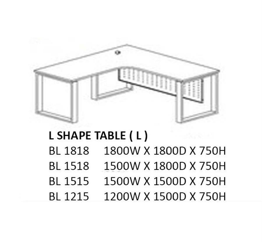 Office Table Executive Series - BL | Building Materials Online