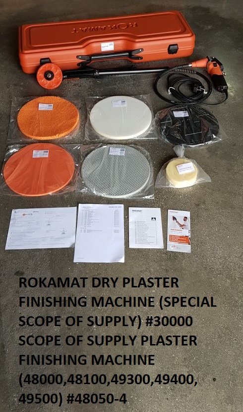 Rokamat Dry ( Plaster Finishing Machine ) ( No.30000 ) & Scope of ...