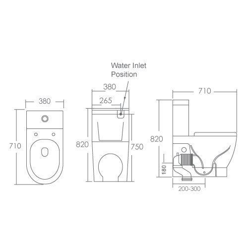 Modern Depot Water Closets Premium Water Closets Lavonn | Building ...