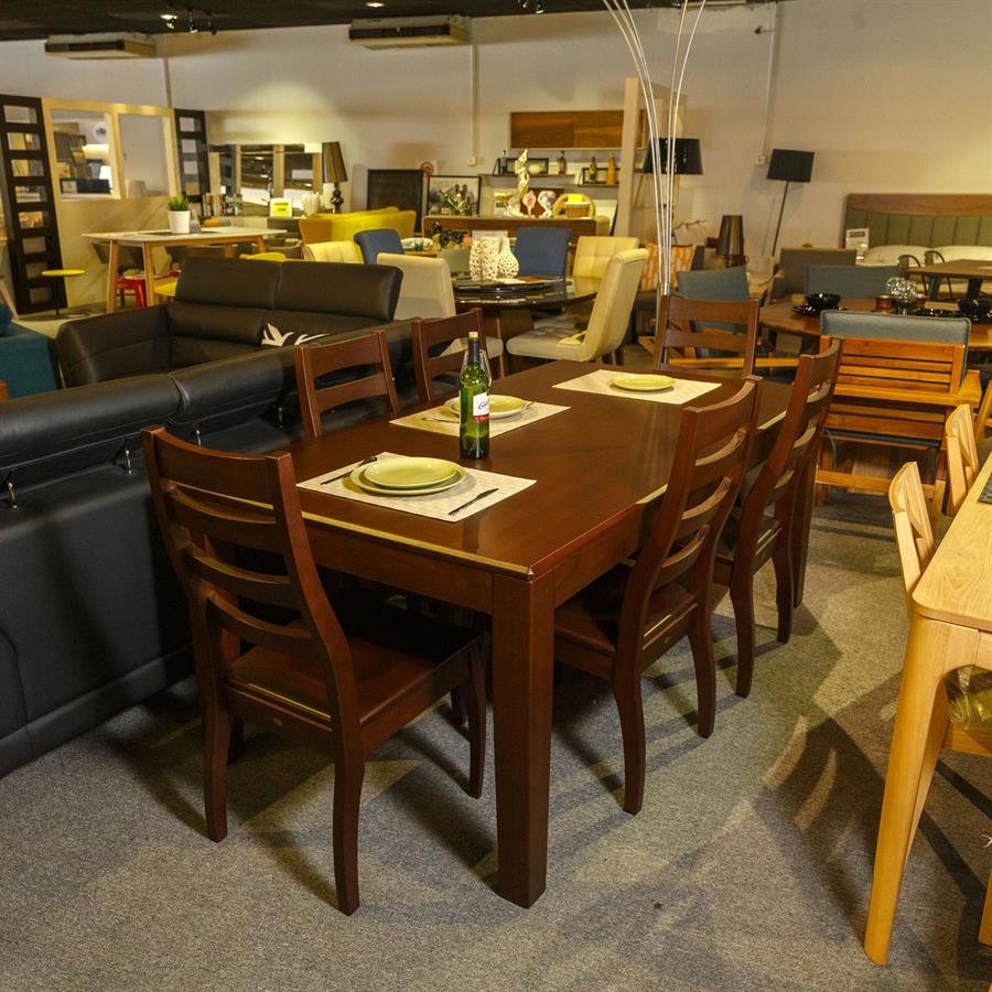 Nyatoh 6 Seater Dining Set TN336s-6' TN336s-7' | Building Materials Online