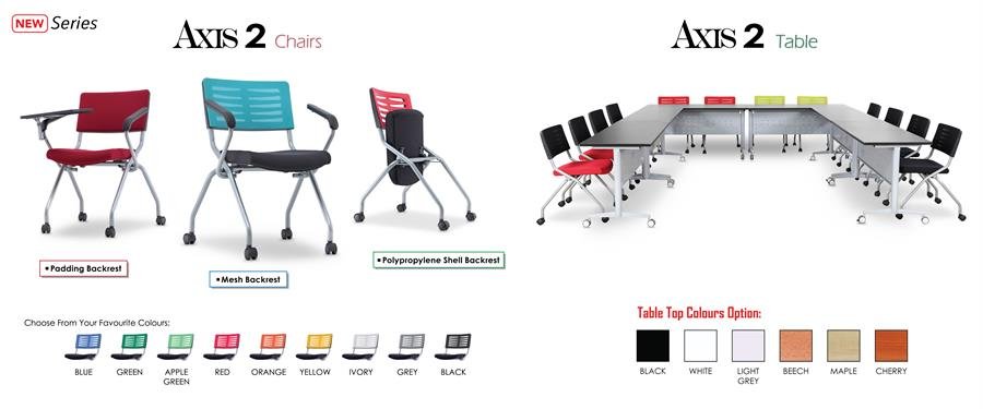 Office Chair AXIS (Red) | Building Materials Online