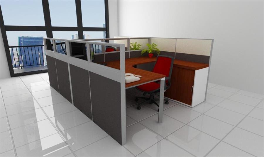 Office Desk/workspace Cluster of 2 | Building Materials Online