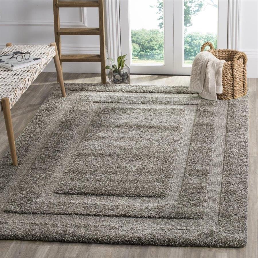 Safavieh Shadow Box Ultimate Grey Shag Rug (8' x 10') (Pre-Order ...