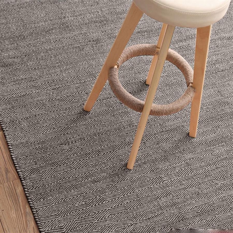 RJ Braid Grey Diamond Lattice Rugs (Pre-Order) [RG039] | Building ...