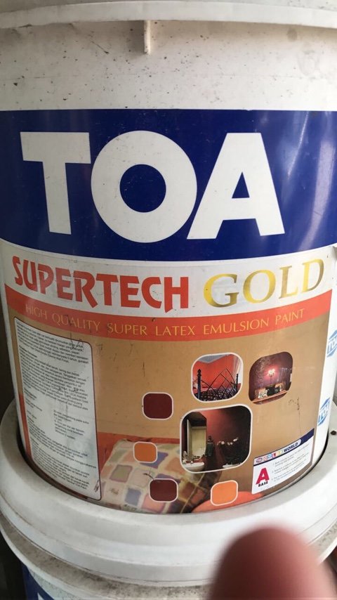 TOA Supertech Gold High Quality Super Latex Emulsion Paint | Building ...