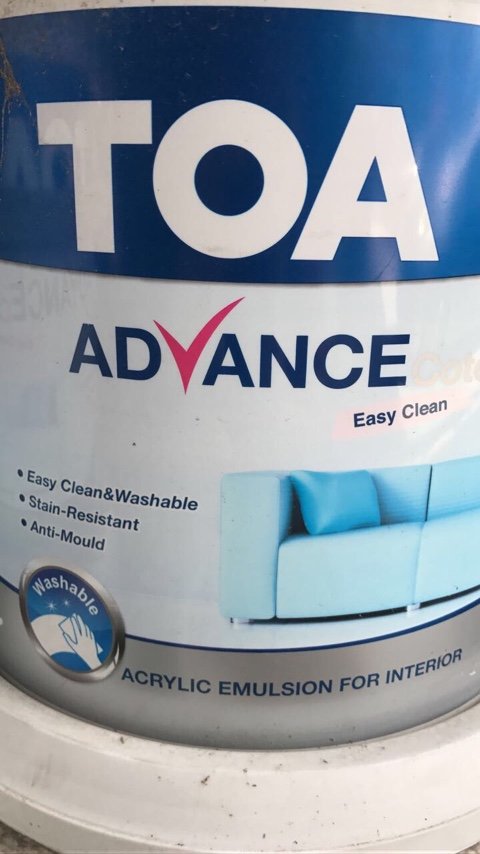 TOA Advance Easy Clean Paint Acrylic Emulsion For Interior | Building ...