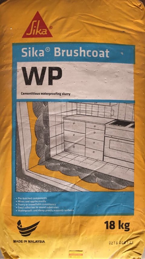 Sika Brushcoat WP Cementitious Waterproofing Slurry | Building ...