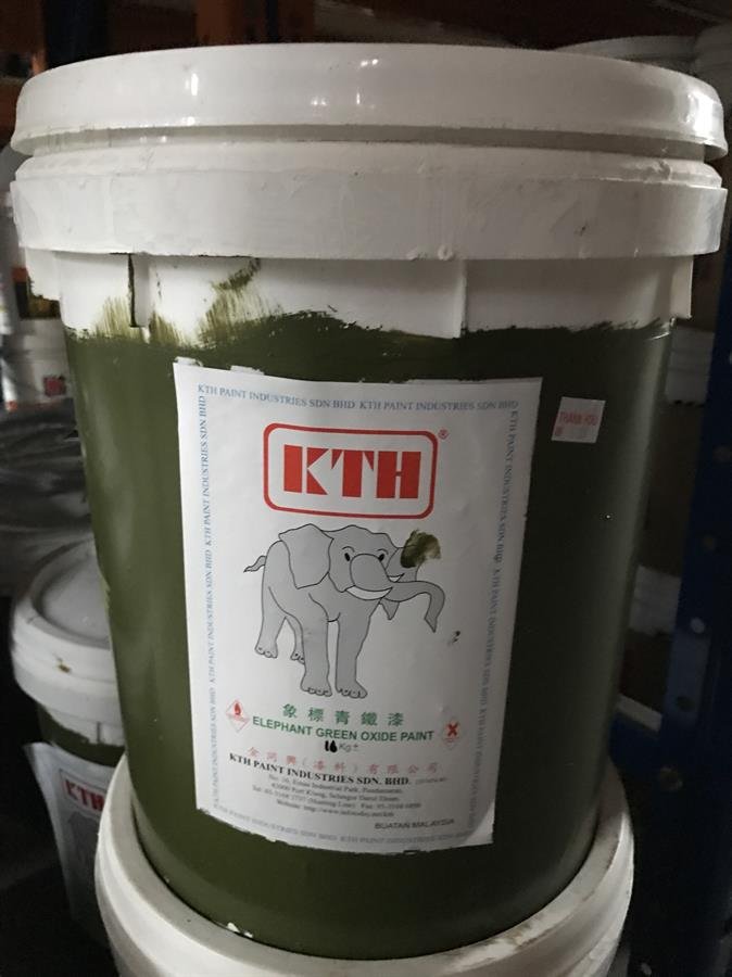KTH Elephant Oxide Paint Green | Building Materials Online