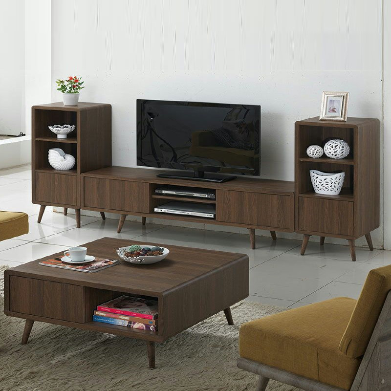 CONSTANCE 5ft TV cabinet-walnut | Building Materials Online