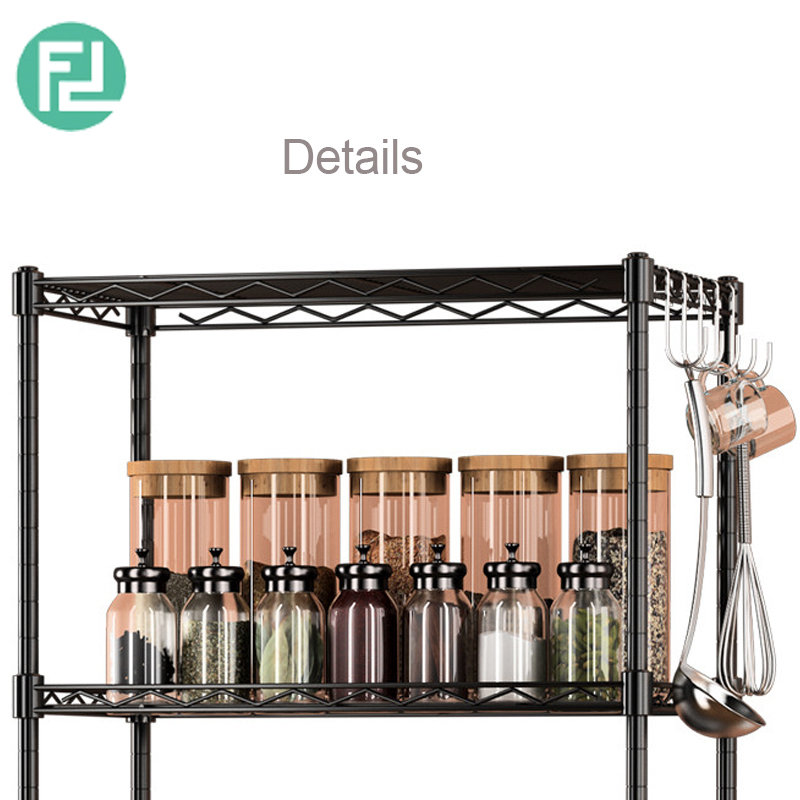 LOFT 30120 5 tier metal adjustable storage rack-black | Building ...
