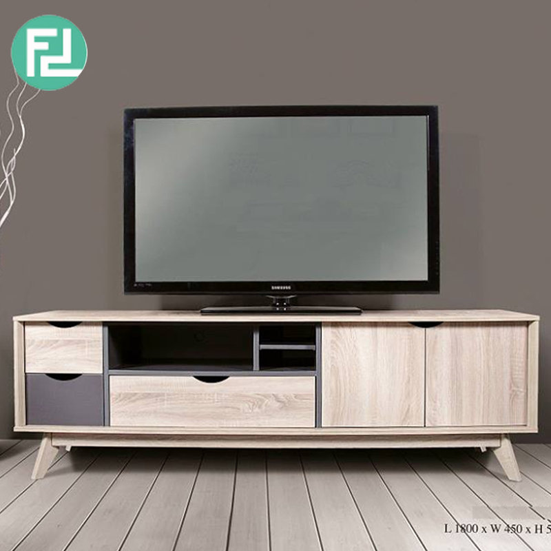 HELSINKI 6ft TV cabinet-hana oak | Building Materials Online