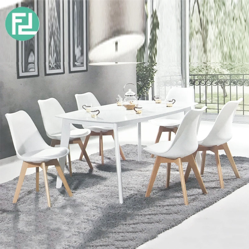 JAXON designer PP shell 6 seater dining set-White | Building Materials ...