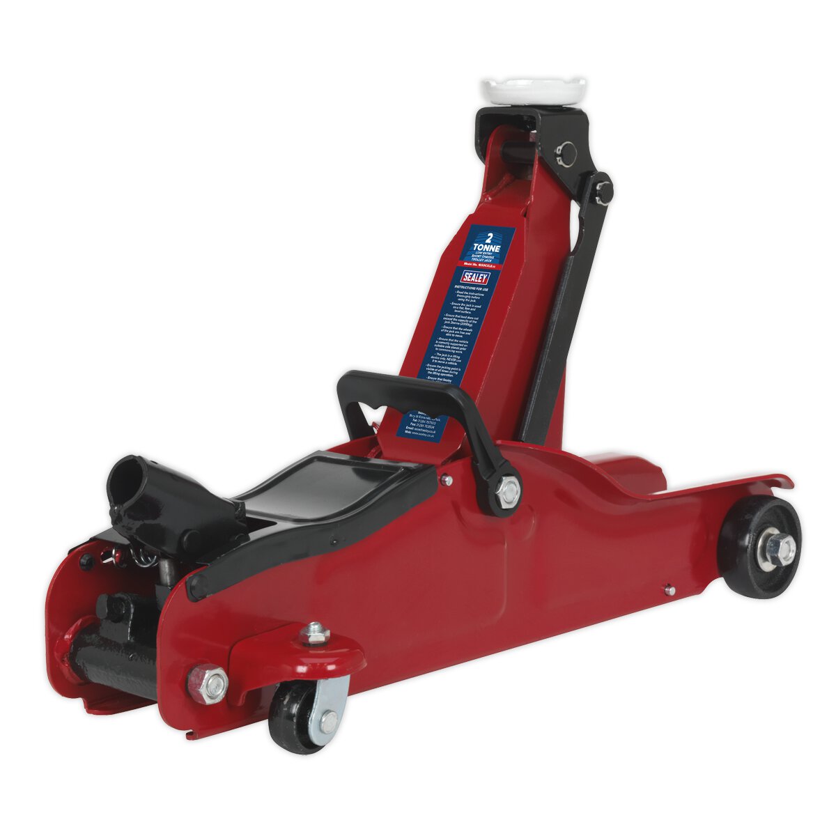 Trolley Jack 2tonne Low Entry Short Chassis | Building Materials Online