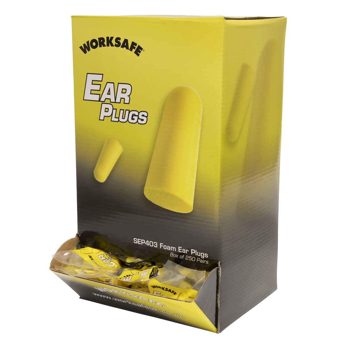 Ear Plugs - Box of 250 Pairs | Building Materials Online