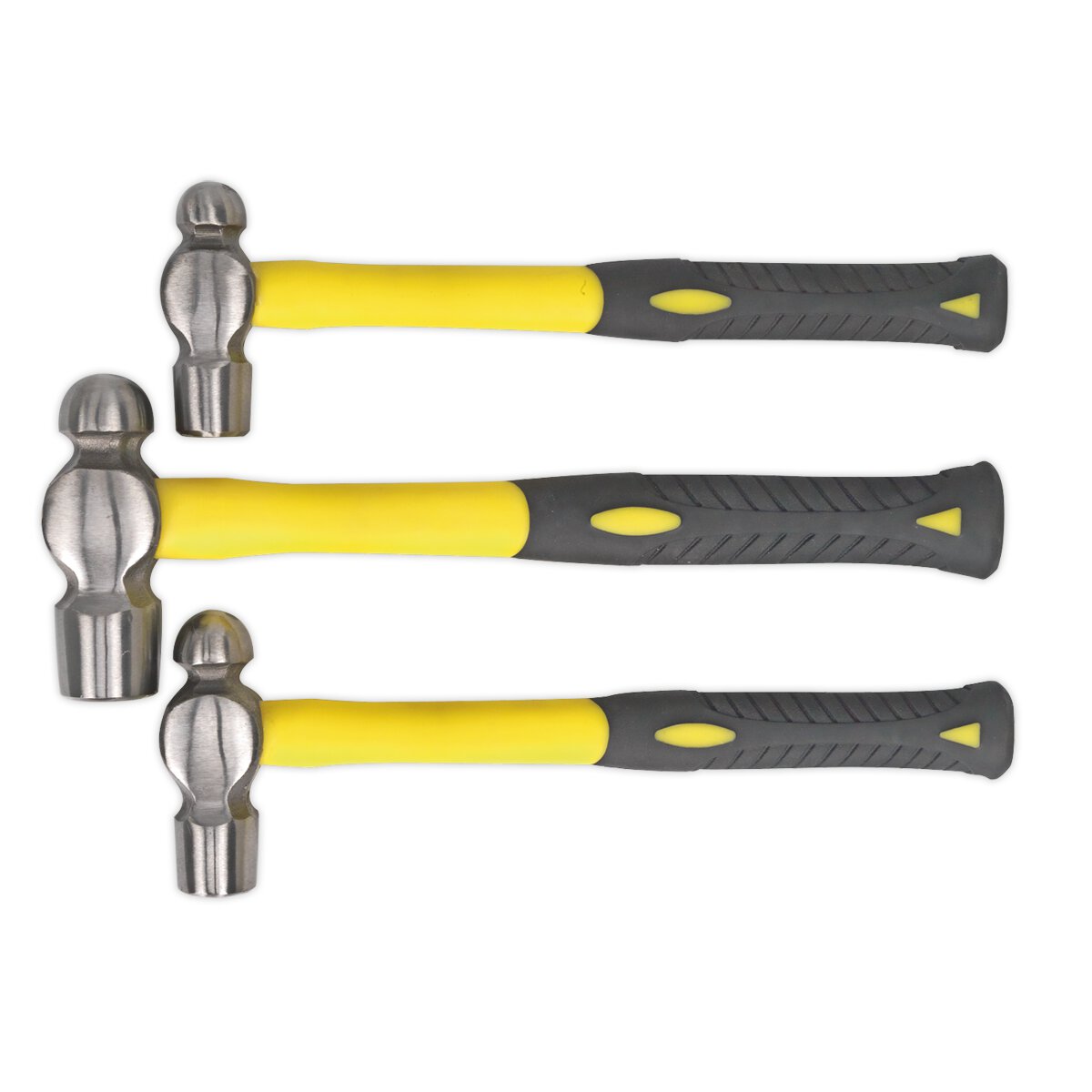 Ball Pein Hammer Set 3pc with Fibreglass Shaft | Building Materials Online