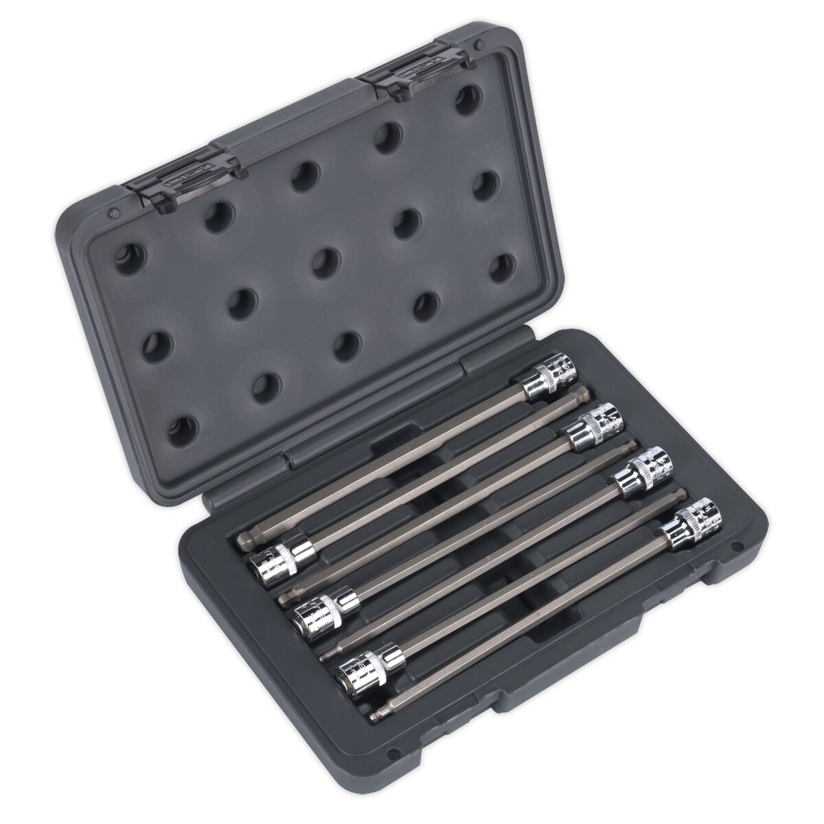 Ball-End Hex Socket Bit Set 7pc 3/8"Sq Drive 200mm | Building Materials ...