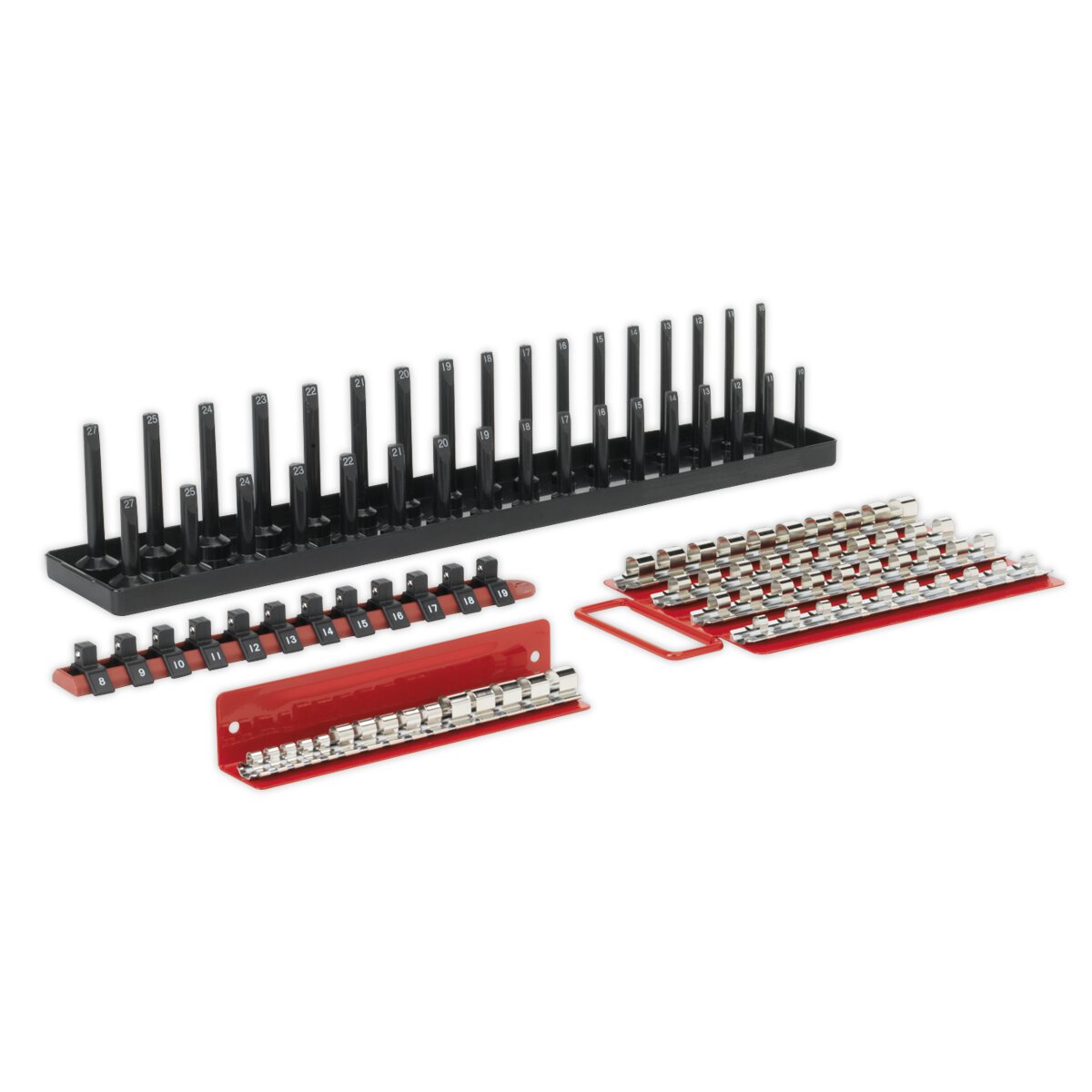 Socket Rail Tray 1/4", 3/8" & 1/2"Sq Drive | Building Materials Online