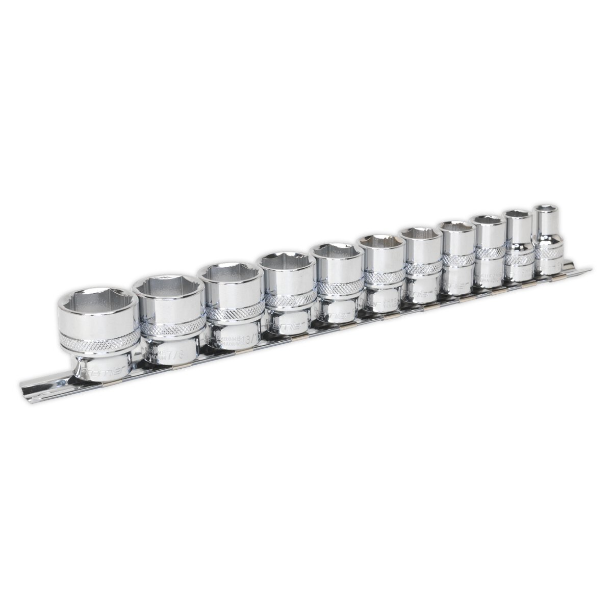Socket Set 11pc 3/8"Sq Drive Lock-On™ 6pt Imperial | Building Materials ...