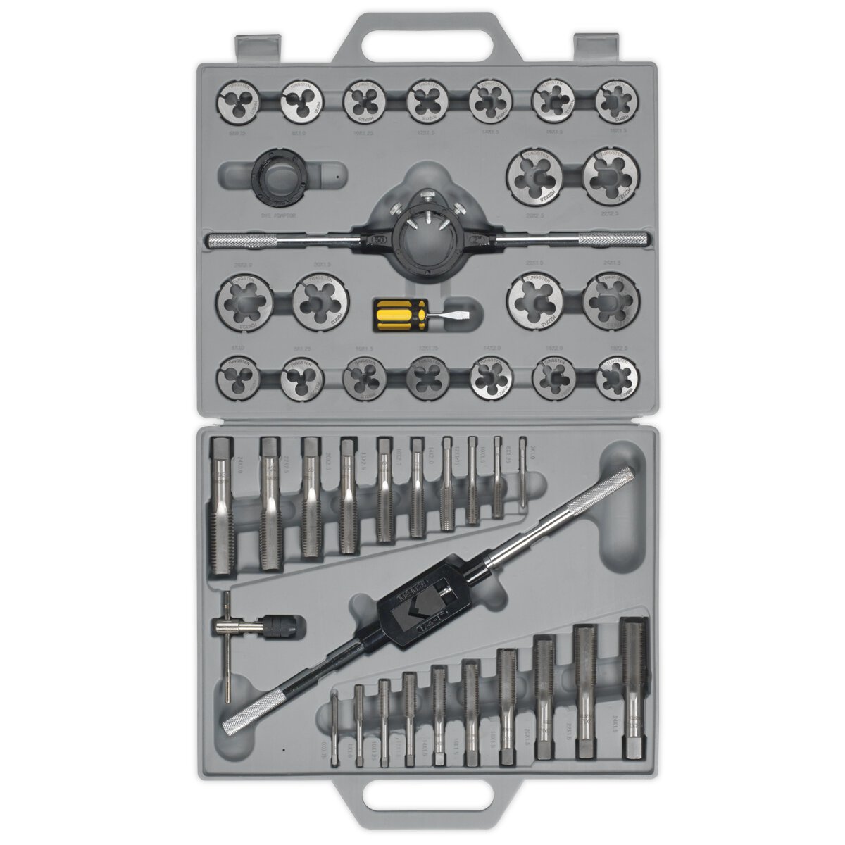 Tap & Die Set 45pc Split Dies Metric | Building Materials Online