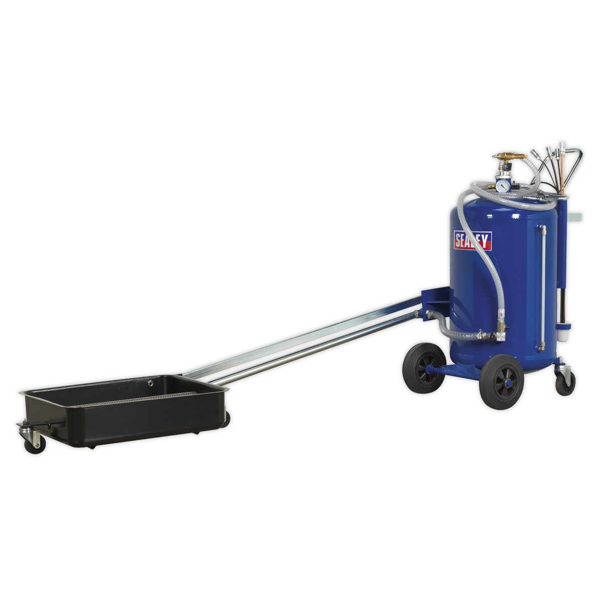 Mobile Oil Drainer with Probes 80L Cantilever Air Discharge | Building ...