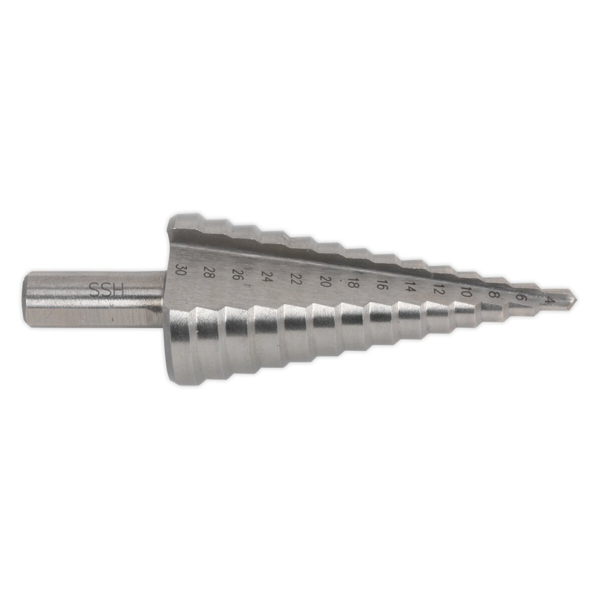 HSS 4341 Step Drill Bit 4-30mm Double Flute | Building Materials Online