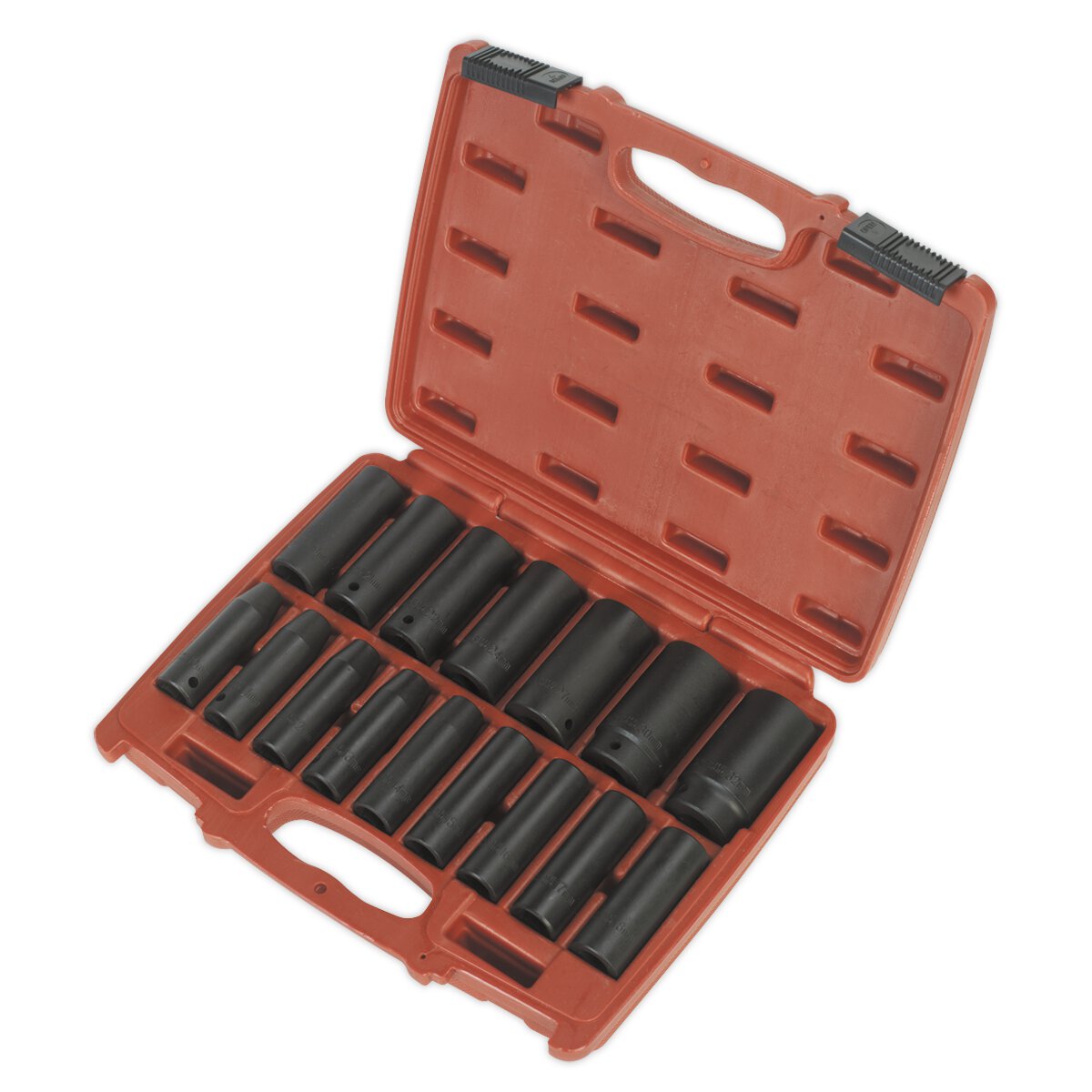 Impact Socket Set 16pc 1/2"Sq Drive Deep Metric | Building Materials Online