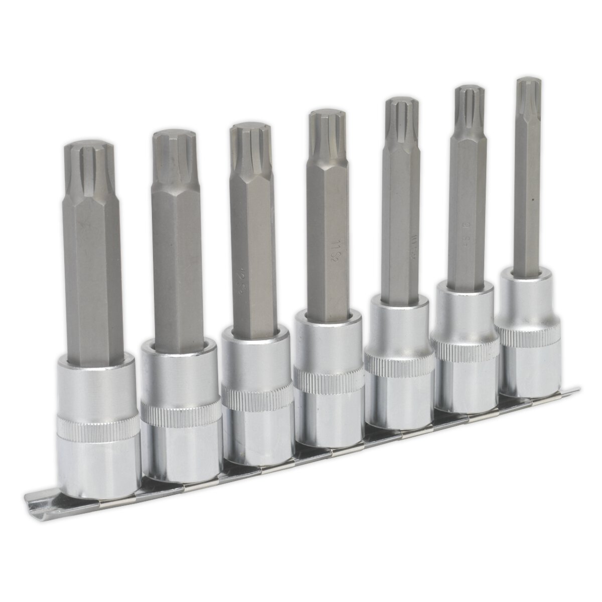 Ribe Socket Bit Set 7pc 1/2"Sq Drive 100mm | Building Materials Online