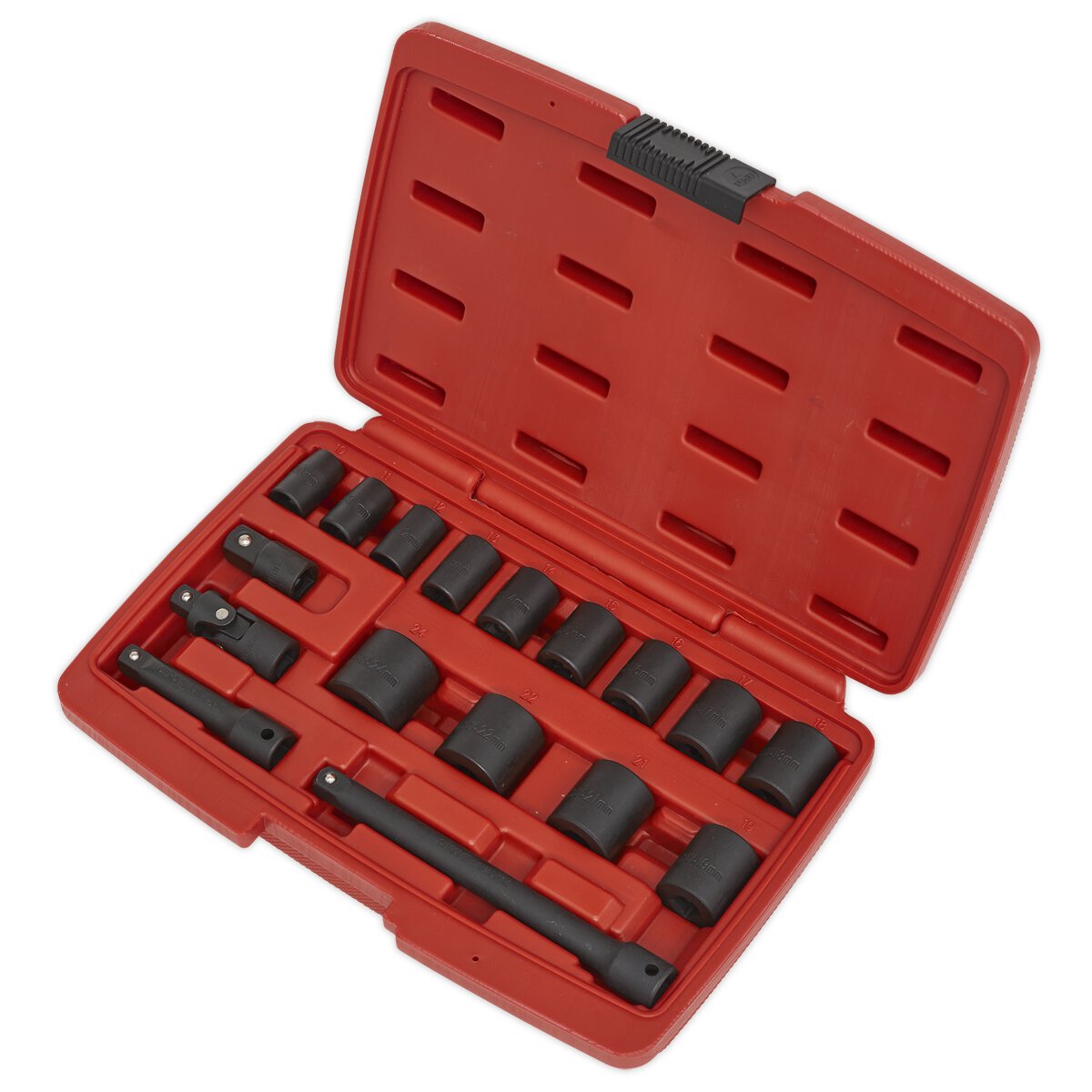 Impact Socket Set 17pc 3/8"Sq Drive Metric | Building Materials Online