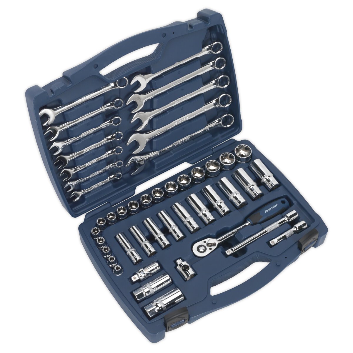 Socket & Spanner Set 46pc 3/8"Sq Drive WallDrive® Metric | Building ...