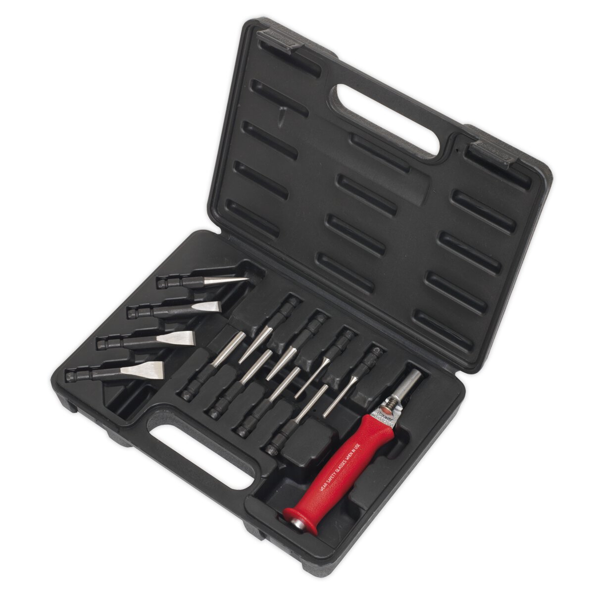 Interchangeable Punch & Chisel Set 13pc | Building Materials Online