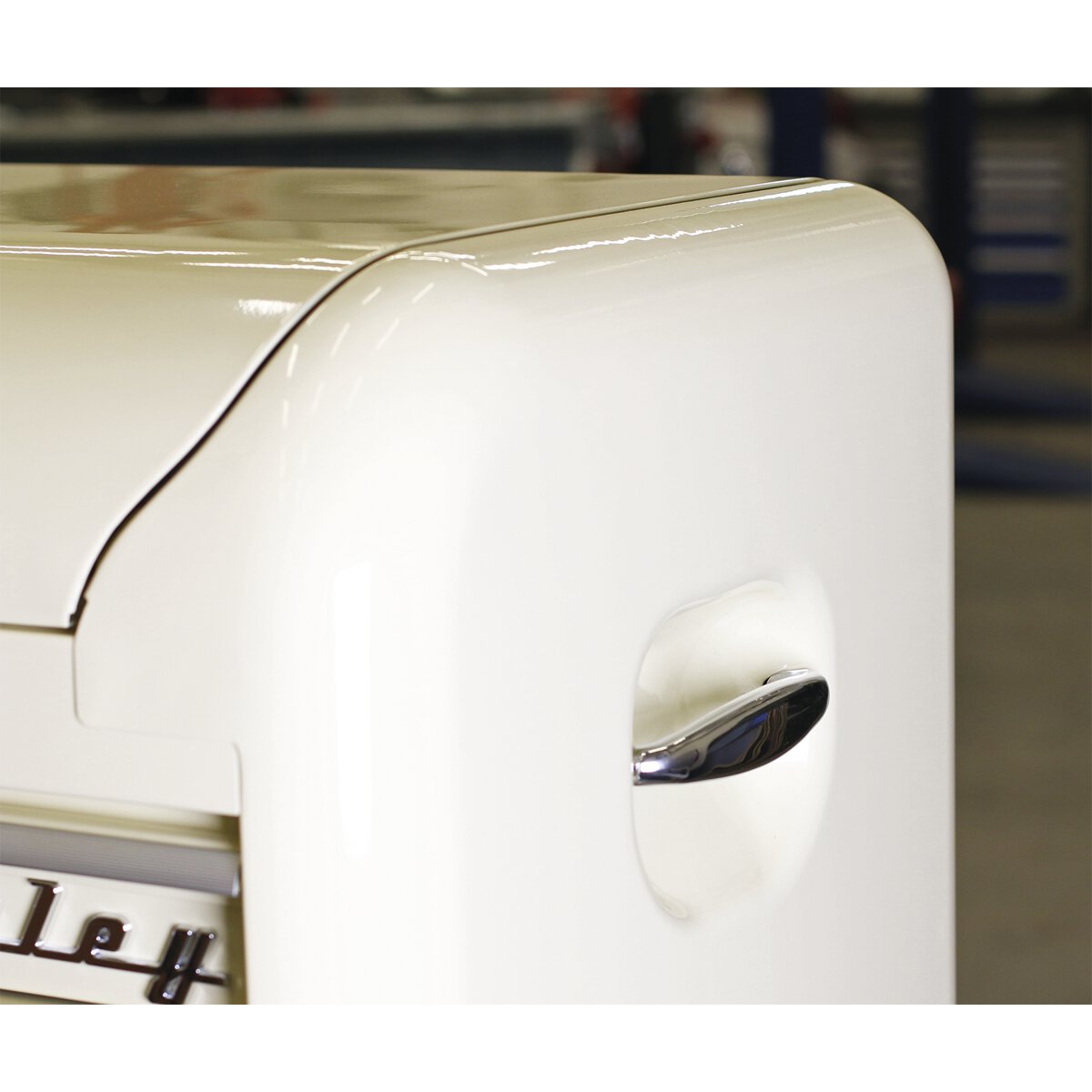 Topchest 4 Drawer Wide Retro Style - Cream | Building Materials Online