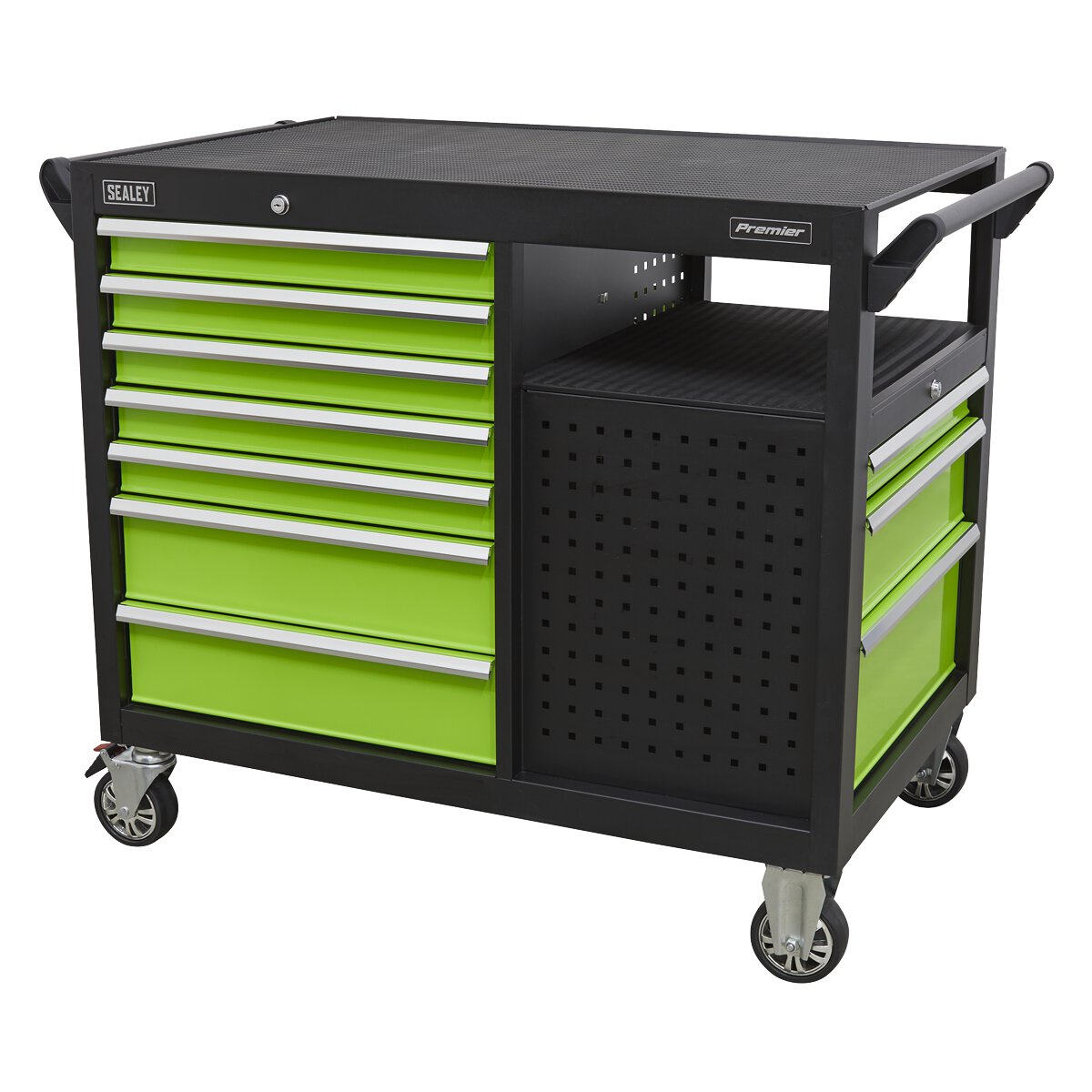 Mobile Workstation 10 Drawer 1140mm | Building Materials Online
