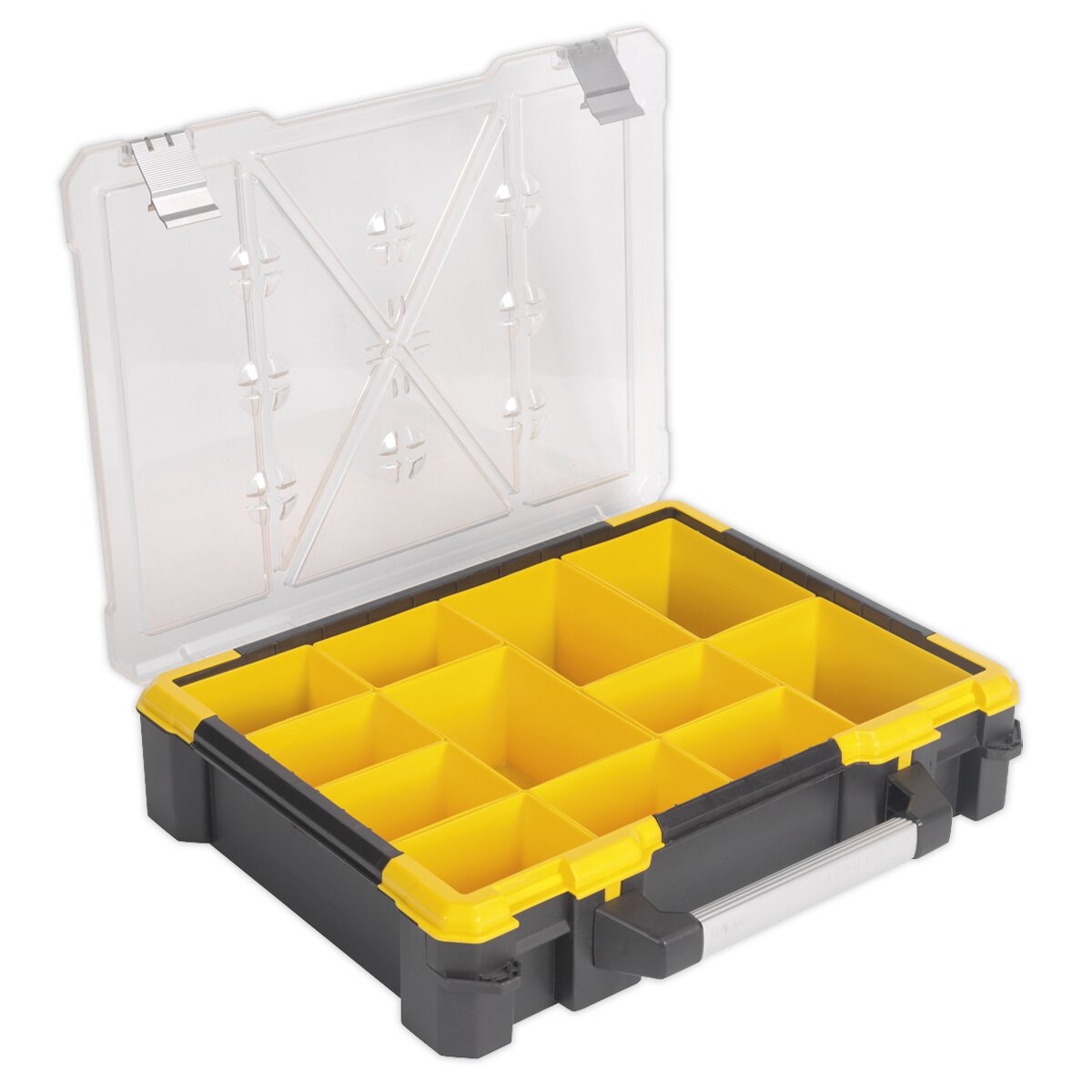 Parts Storage Case with 12 Removable Compartments | Building Materials ...