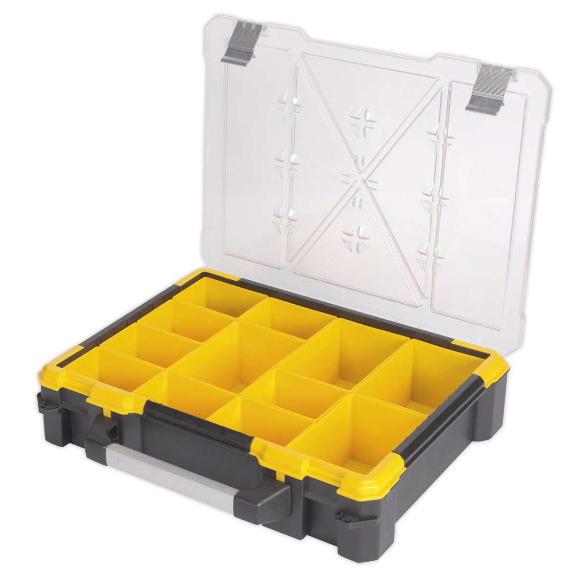 Parts Storage Case with 12 Removable Compartments | Building Materials ...