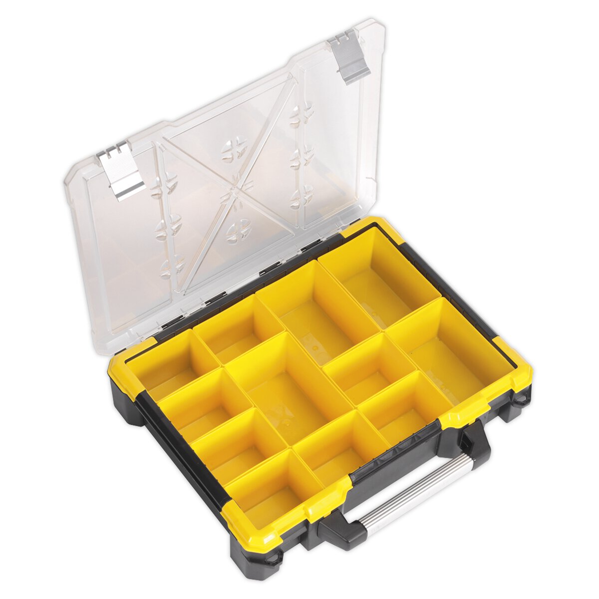 Parts Storage Case with 12 Removable Compartments | Building Materials ...