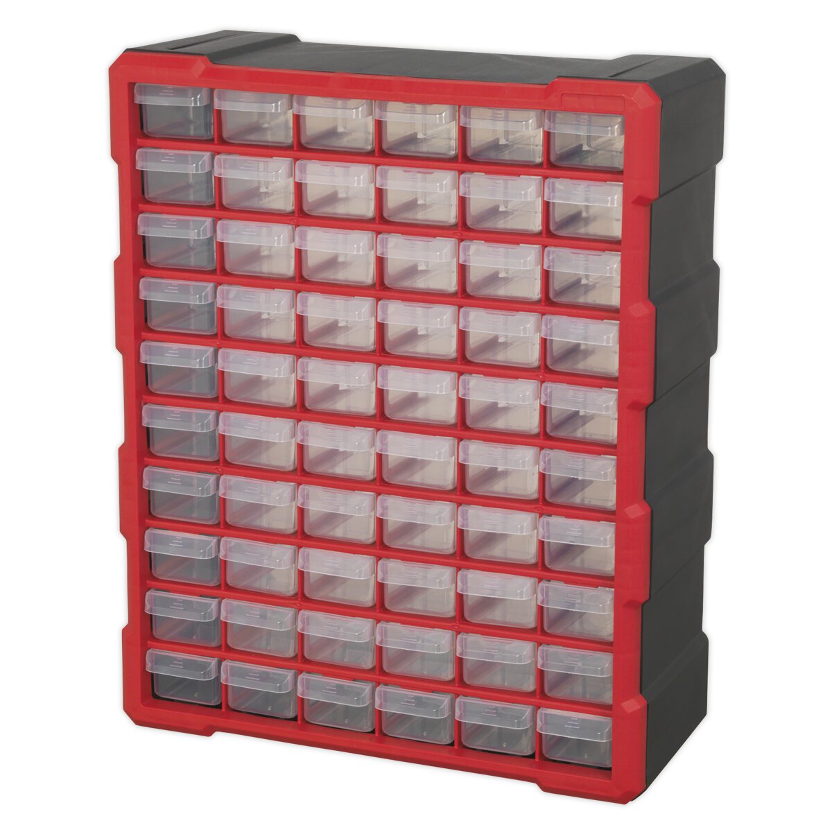 Cabinet Box 60 Drawer - Red/Black | Building Materials Online
