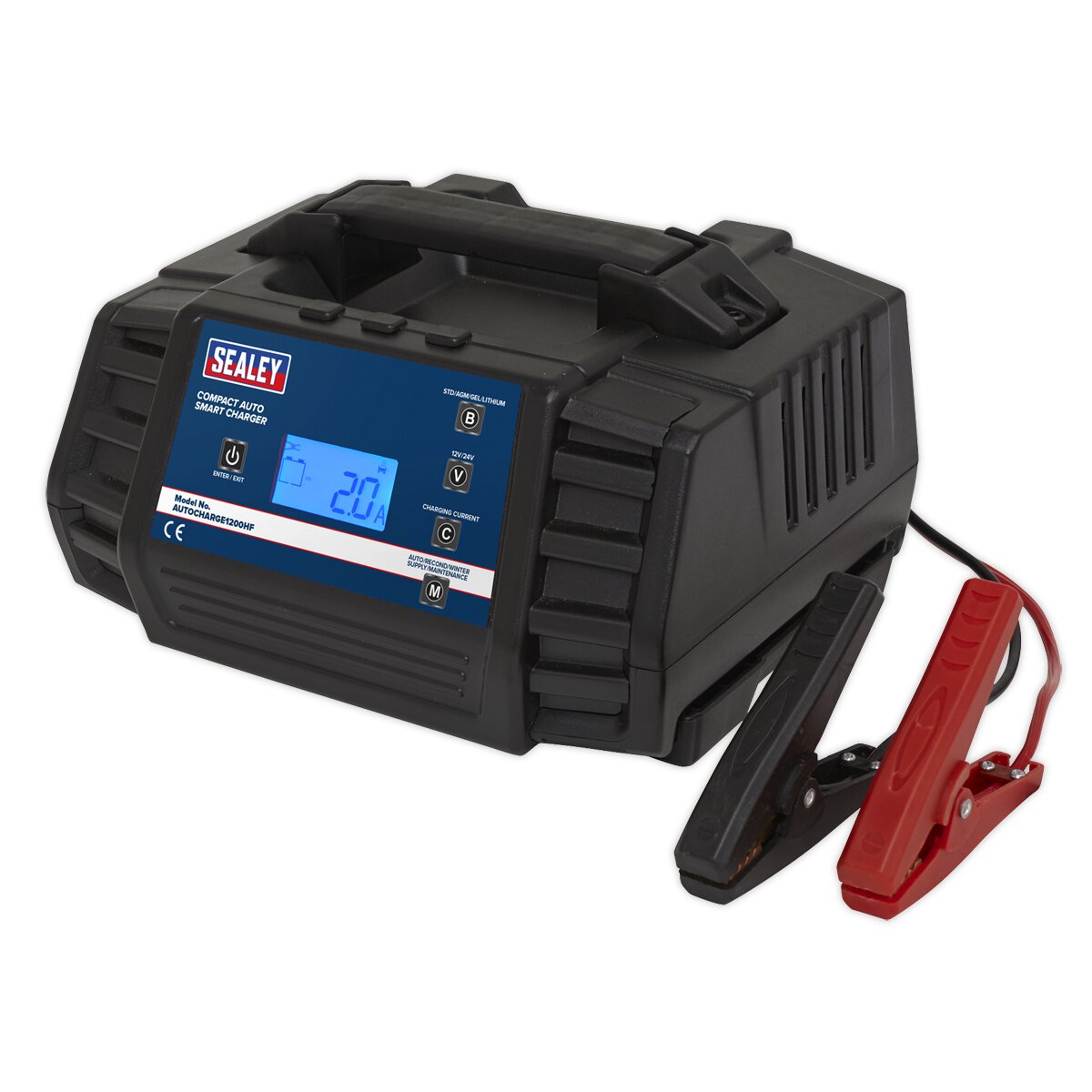 Compact Auto Smart Charger 12A 9-Cycle 12/24V - Lithium | Building ...