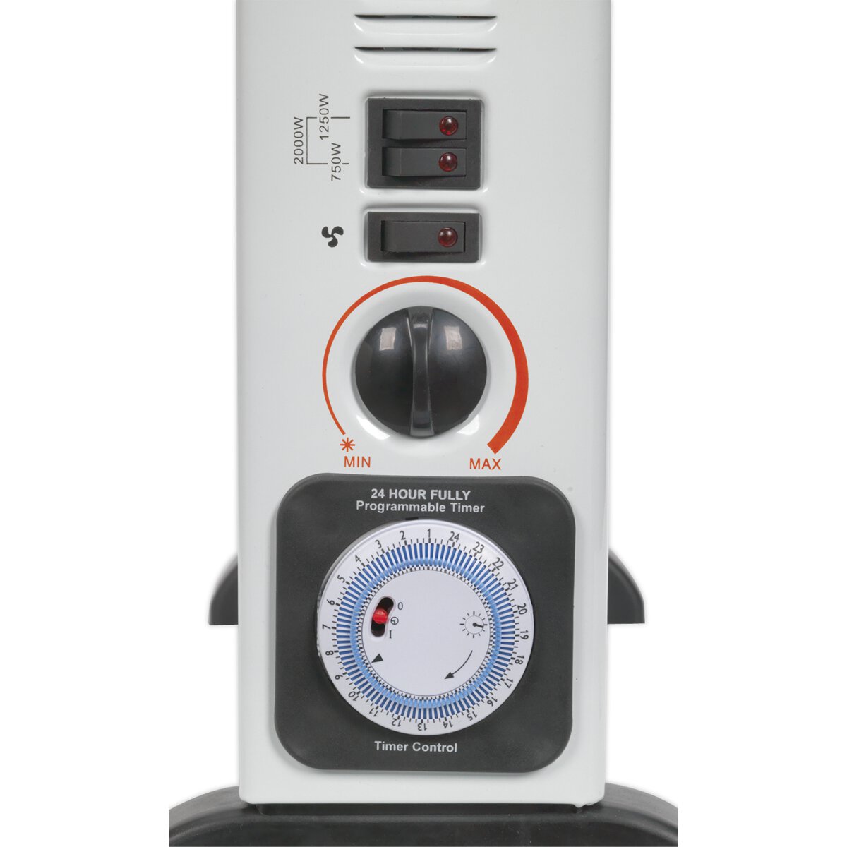 Convector Heater 2000W/230V with Turbo, Timer & Thermostat | Building ...