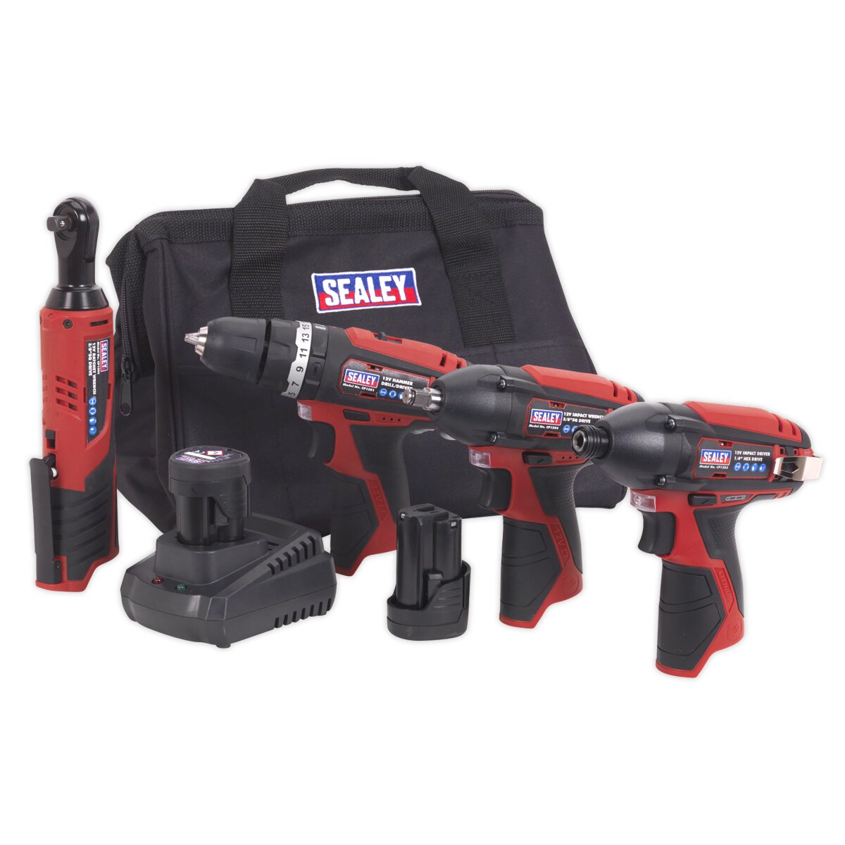 CP1200 Series 4 x 12V Cordless Power Tool Combo Kit | Building ...