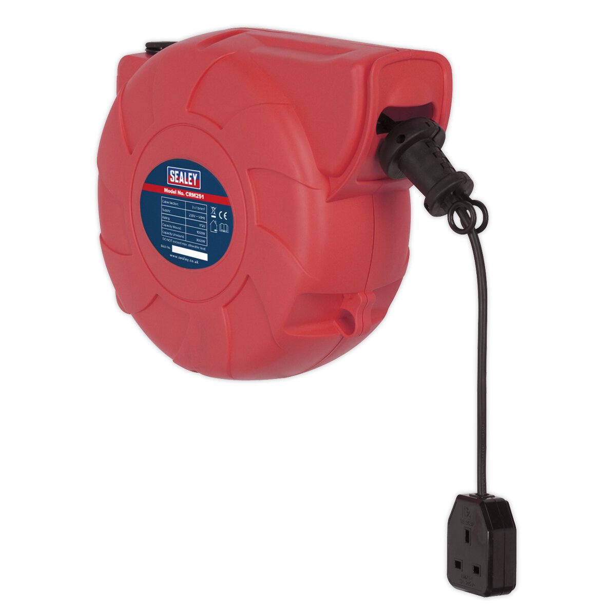 Cable Reel System Retractable 25m 1 x 230V Socket | Building Materials ...