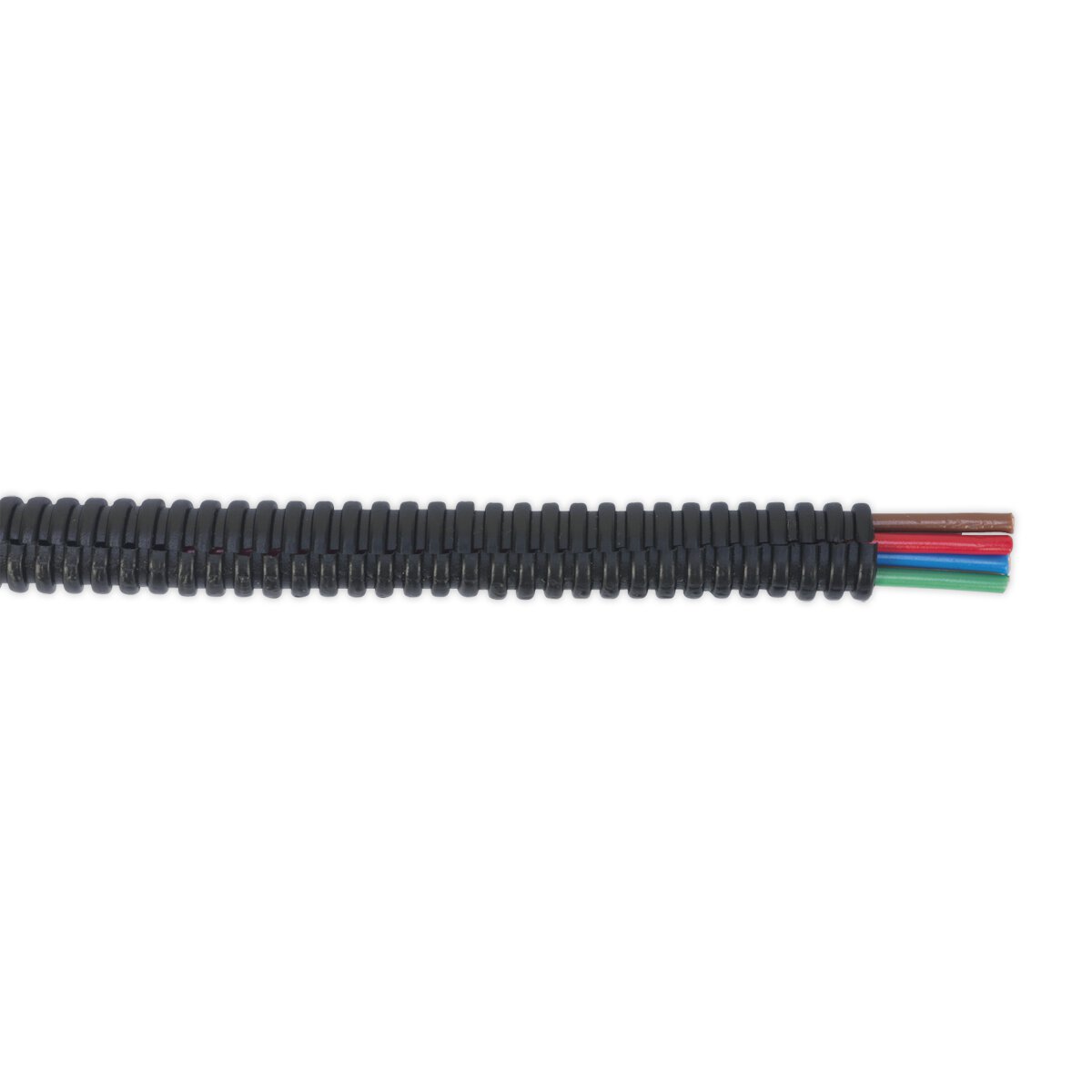 Convoluted Cable Sleeving Split Ø7-10mm 10m | Building Materials Online