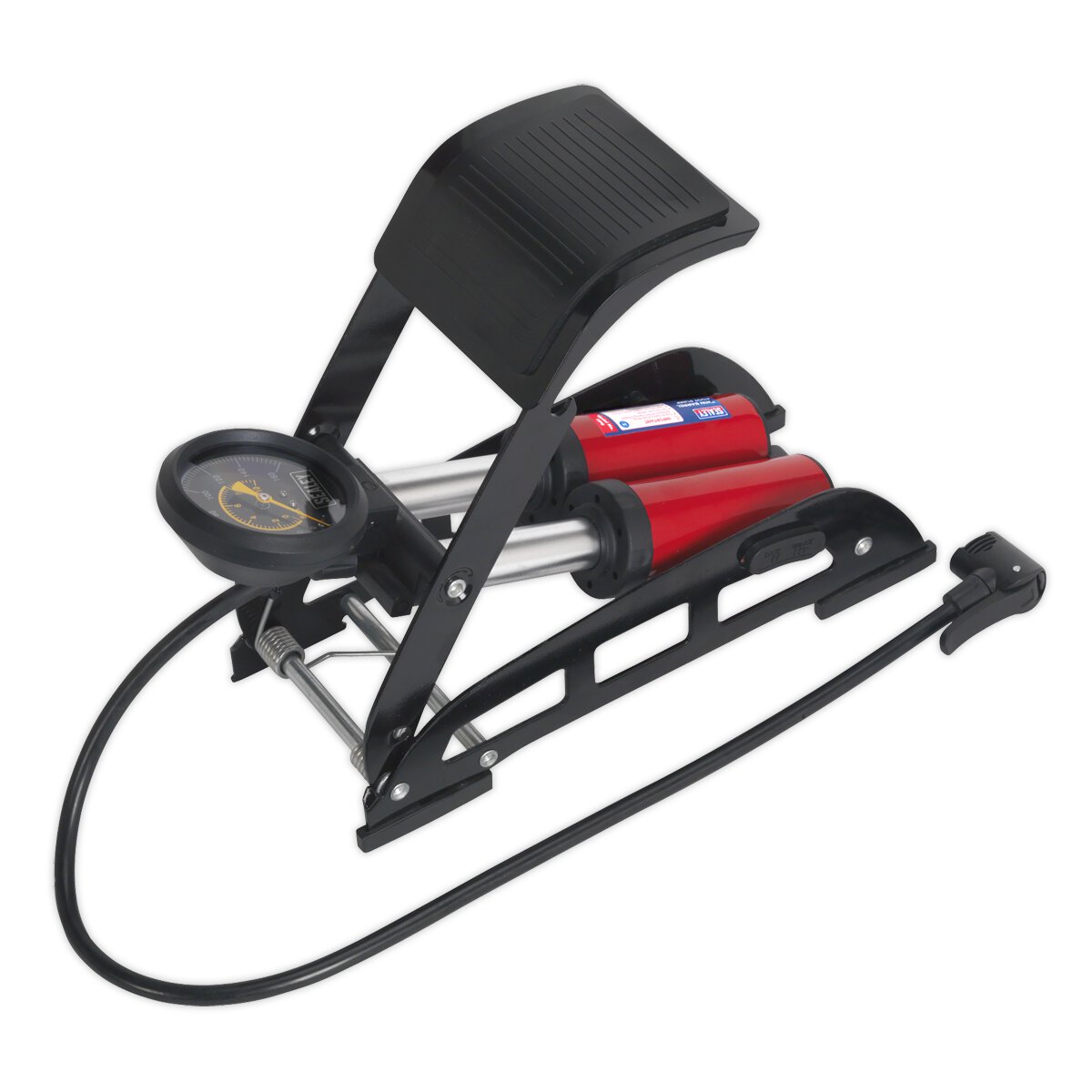 Foot Pump Twin Barrel | Building Materials Online