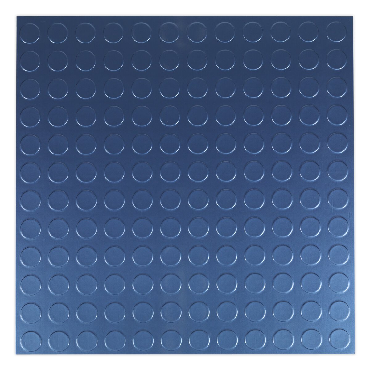 Vinyl Floor Tile with Peel & Stick Backing - Blue Coin Pack of 16 ...