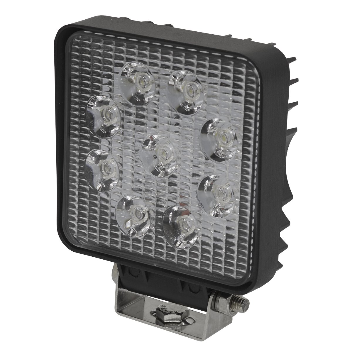 Square Work Light with Mounting Bracket 27W LED | Building Materials Online