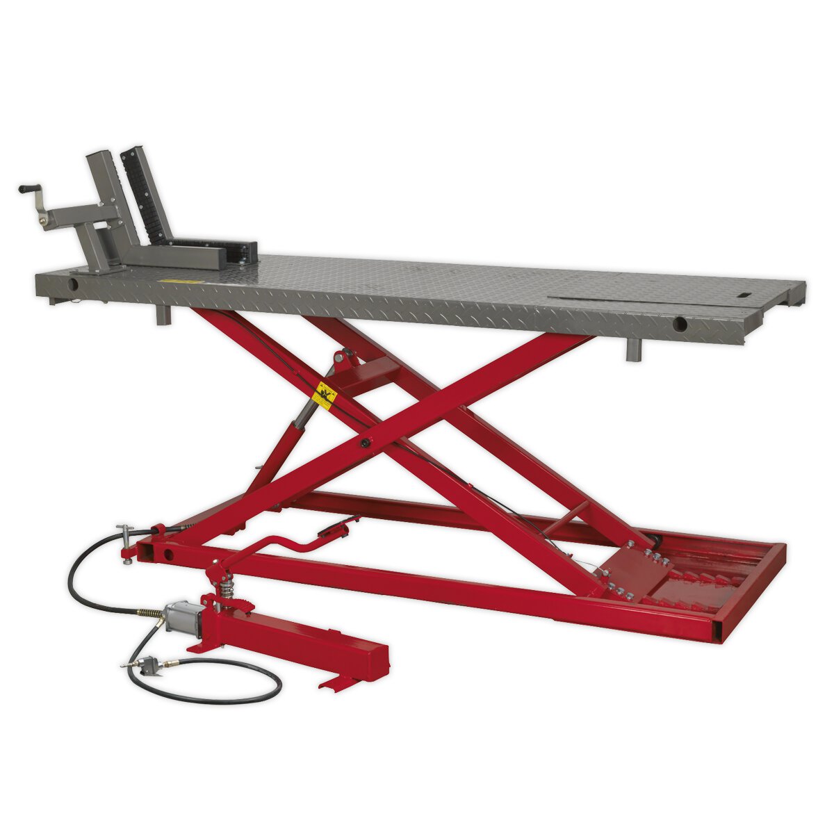 Motorcycle Lift 680kg Capacity Heavy-Duty Air/Hydraulic | Building ...
