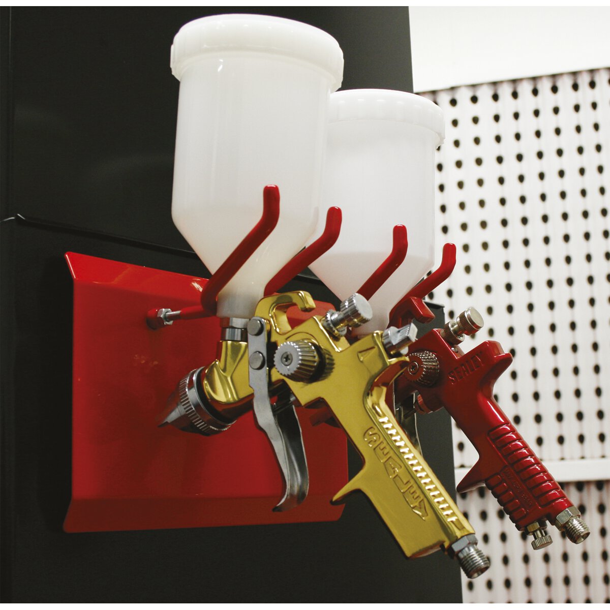 Magnetic Spray Gun Holder - 2 Gun | Building Materials Online